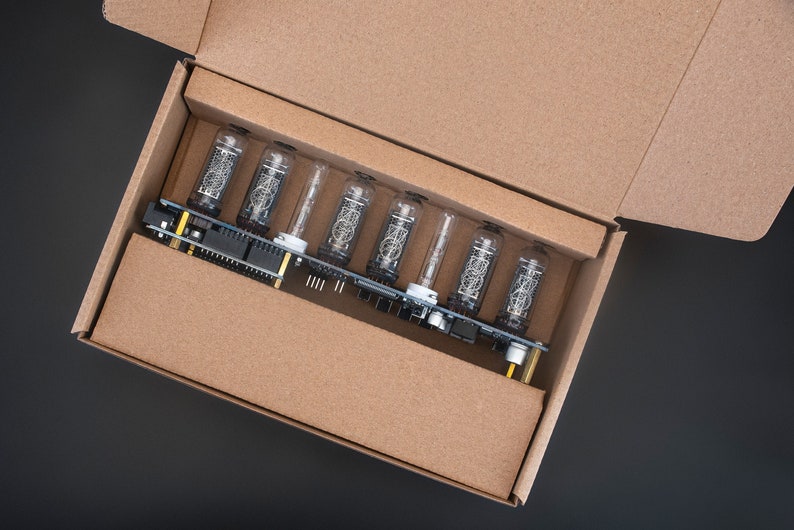 Nixie Tubes Clock IN-14 Arduino Shield arduino GPS Temp. - Etsy