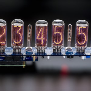 Nixie Tube Clock IN-18 Raspberry Pi Hat and Shield for Boyfriend ...