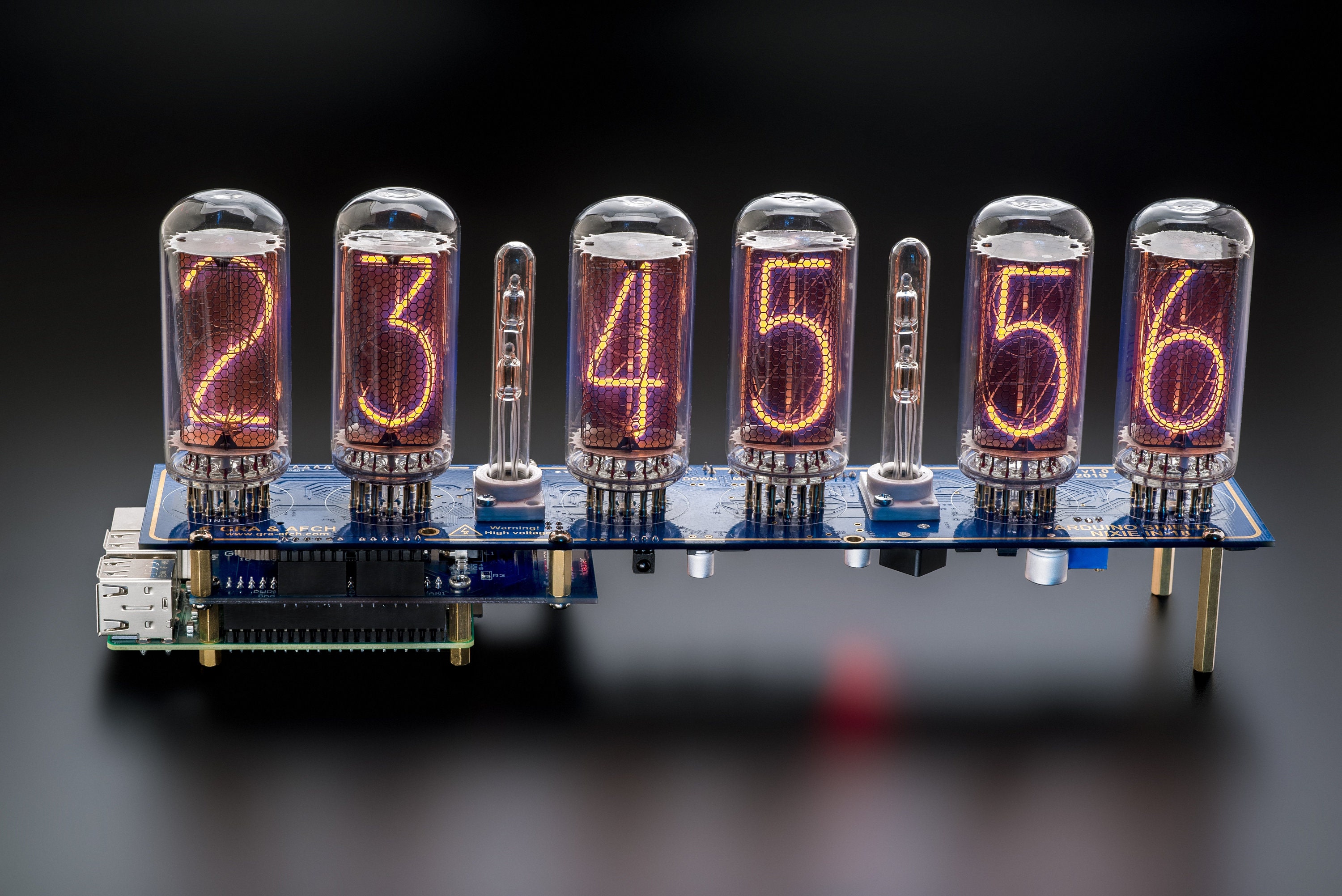 Nixie Tube Clock IN-18 Raspberry Pi Hat and Shield for | Etsy