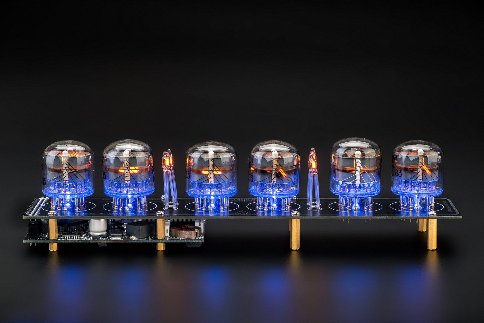 DIY KIT IN-4 Nixie Tube Clock with Sockets Tubes Power | Etsy