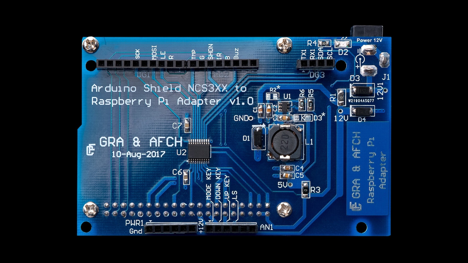 Nixie Tube Clock IN-14 Raspberry Pi Hat and Shield for Boyfriend ...