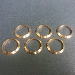 Set of Vintage Steampunk Fallout Brass Metal Rings for IN-14, IN-8, IN ...