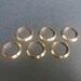 Set of Vintage Steampunk Fallout Brass Metal Rings for IN-14, IN-8, IN ...