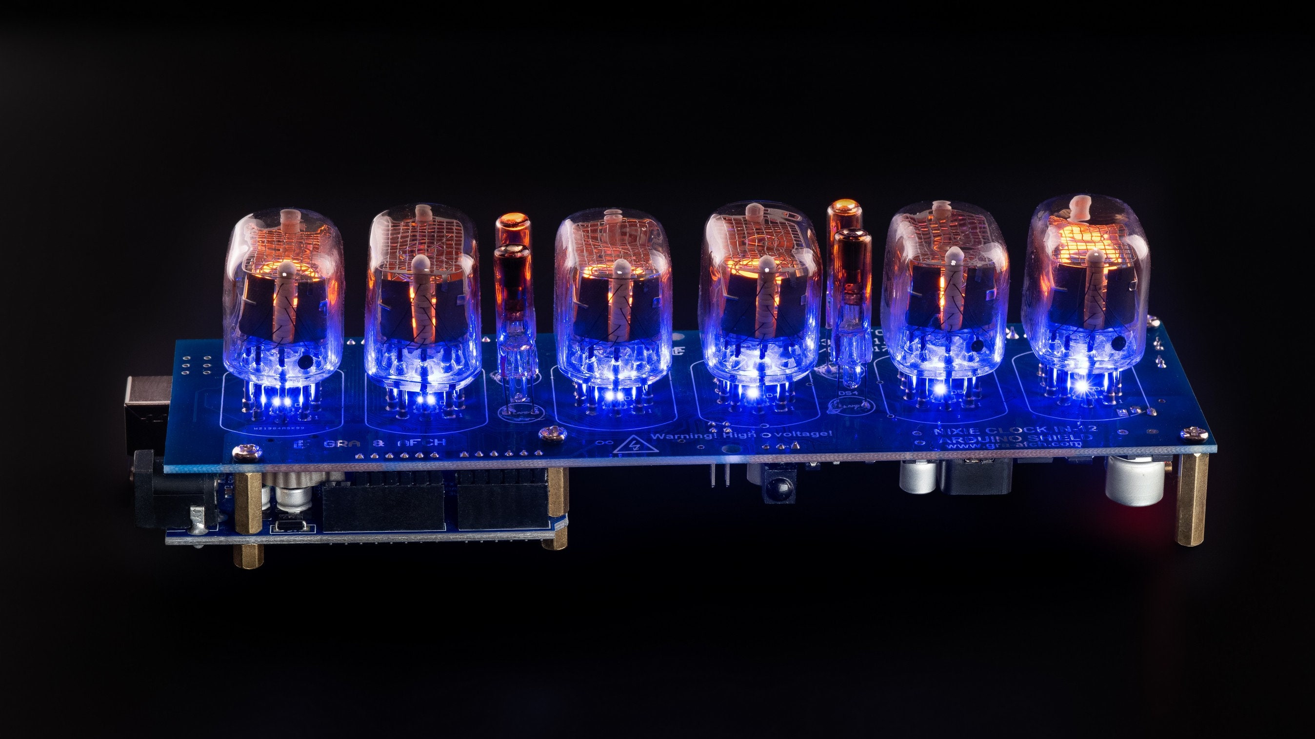 Nixie Tubes Clock IN-12 Arduino Shield Acrylic Stand GPS Temp. - Etsy