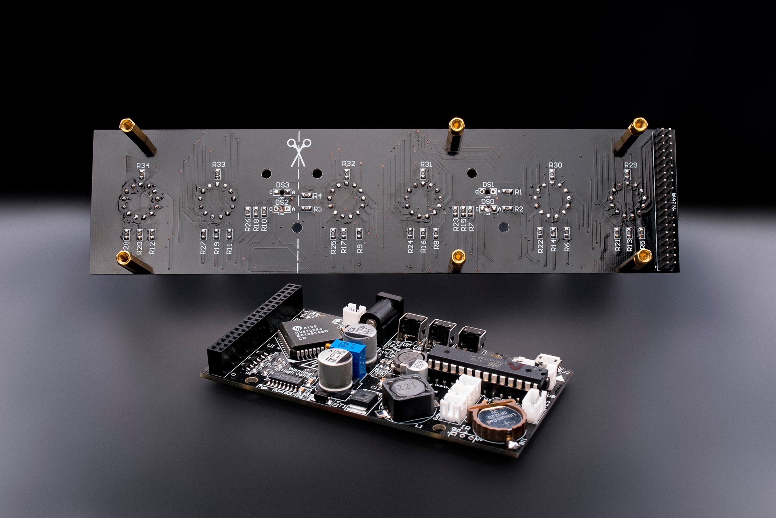 Nixie Tube Clock IN-14 Columns RGB USB Musical Arduino | Etsy