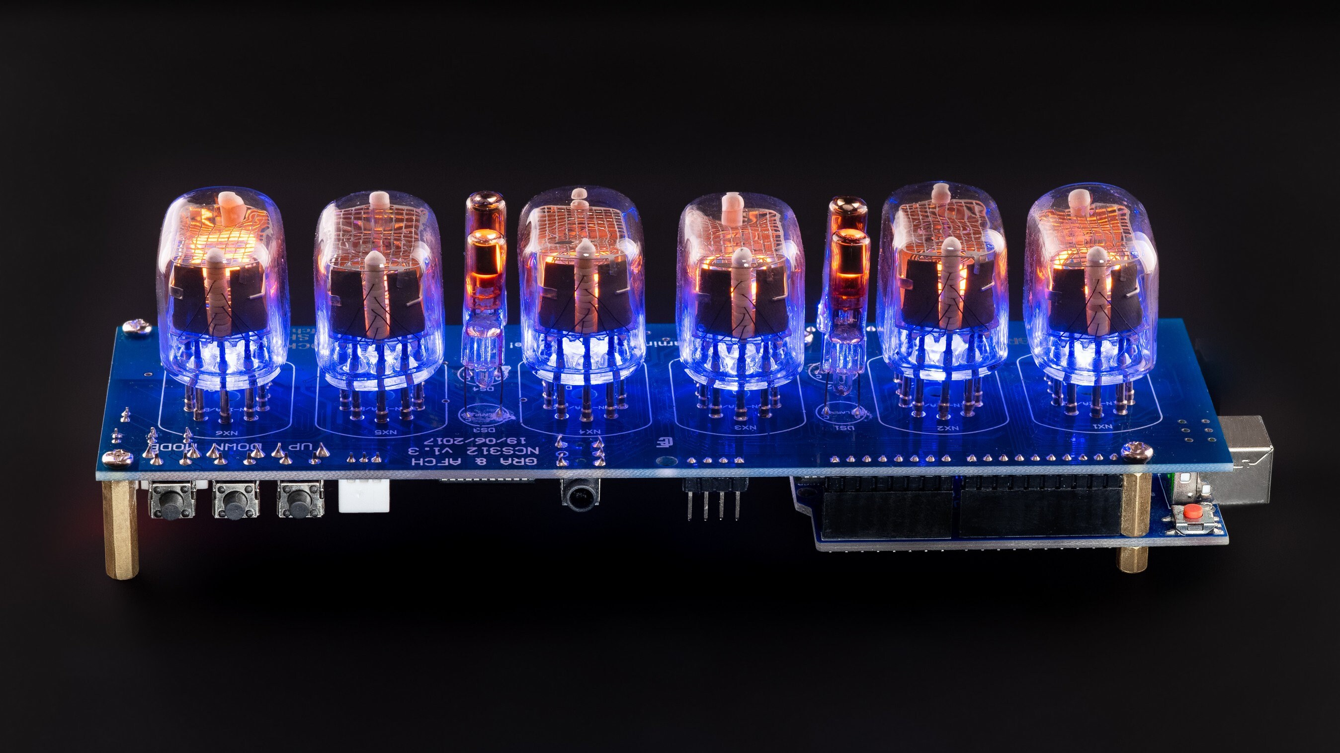Nixie Tubes Clock IN-12 Arduino Shield Acrylic Stand GPS Temp. - Etsy