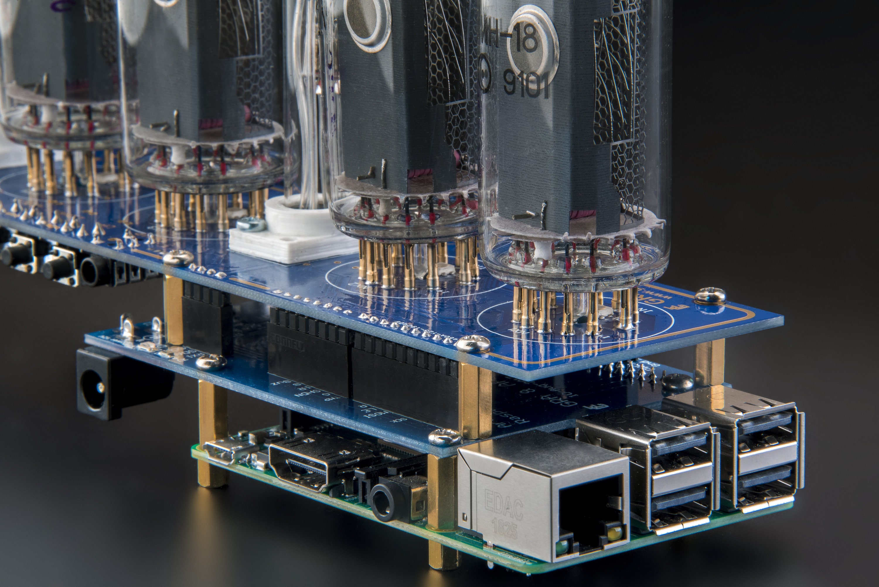 Nixie Tube Clock IN-18 Raspberry Pi Hat and Shield for | Etsy