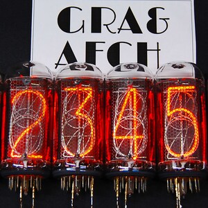IN-18 Nixie Tubes [4 Pcs Set] - Etsy