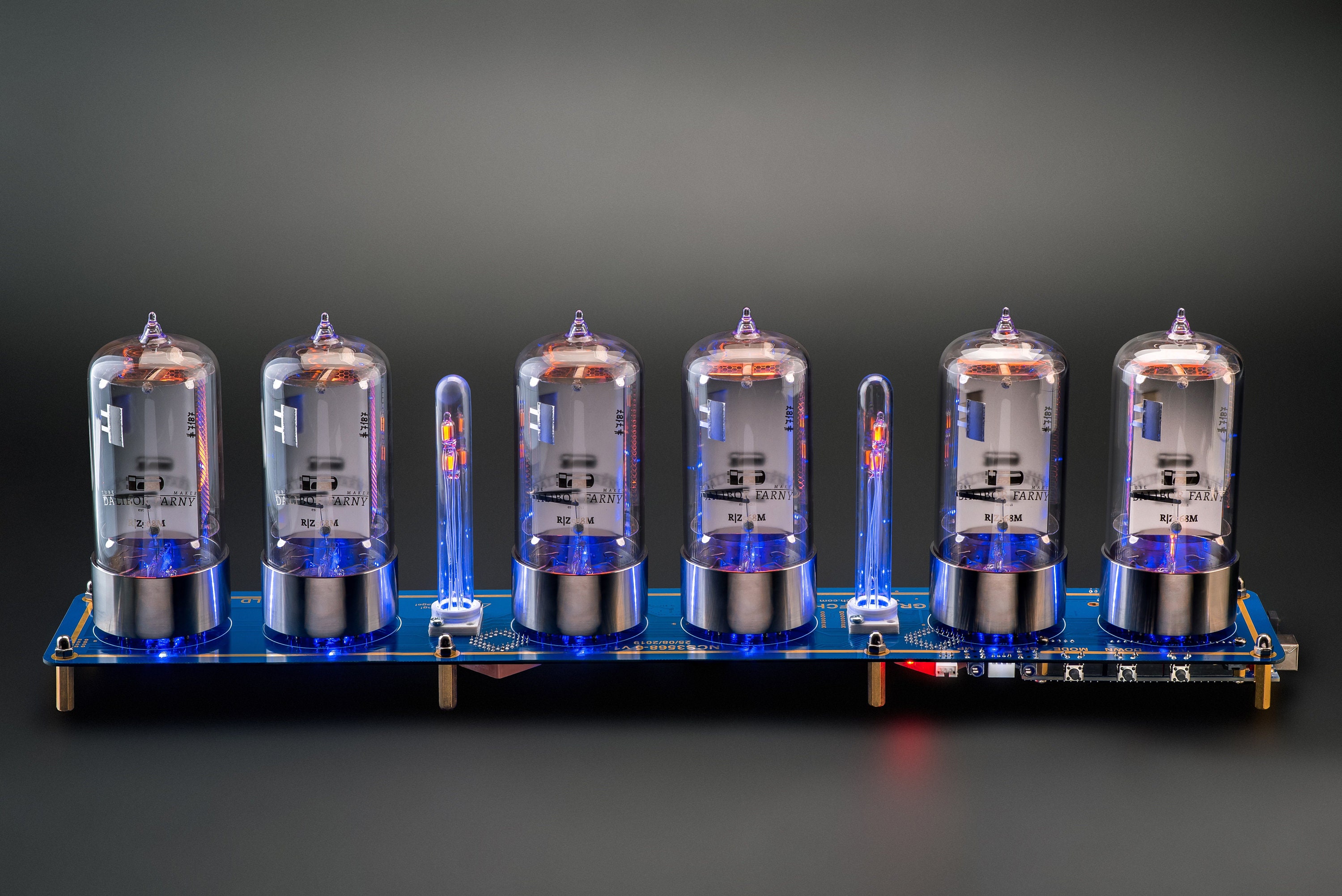 Nixie Tubes Clock Z568 Arduino Shield12/24 Hour Format tubes | Etsy