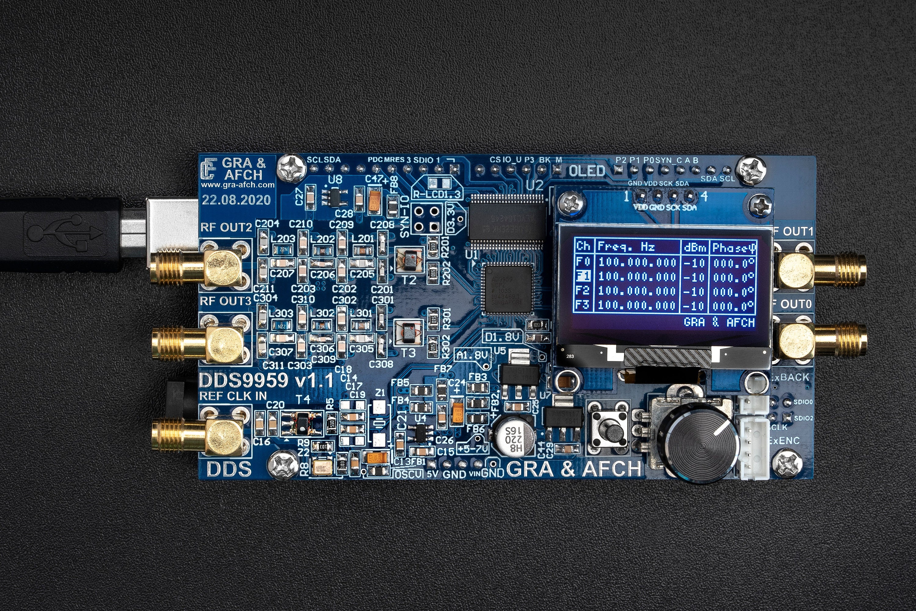 DDS AD9959 Shield RF Signal Generator 4 Synchronized DDS | Etsy