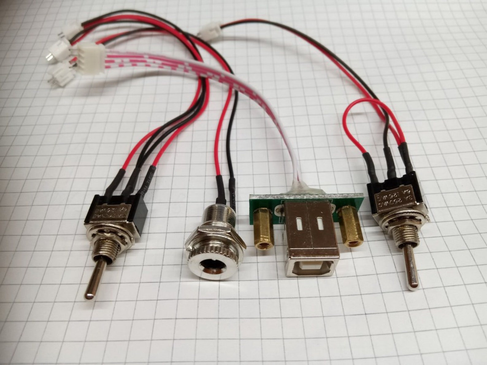 Set of Switches and Connectors for Wooden Case for IN-88-2 | Etsy