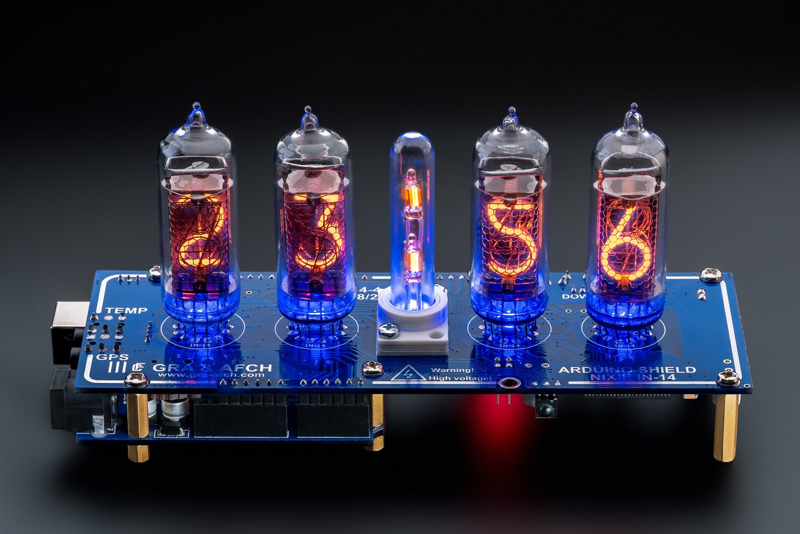 Nixie Tubes Clock IN-14 Arduino Shield Columns Sockets 4 - Etsy