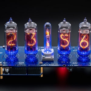 Nixie Tubes Clock IN-14 Arduino Shield Columns, Sockets [4 Tubes] Gra ...
