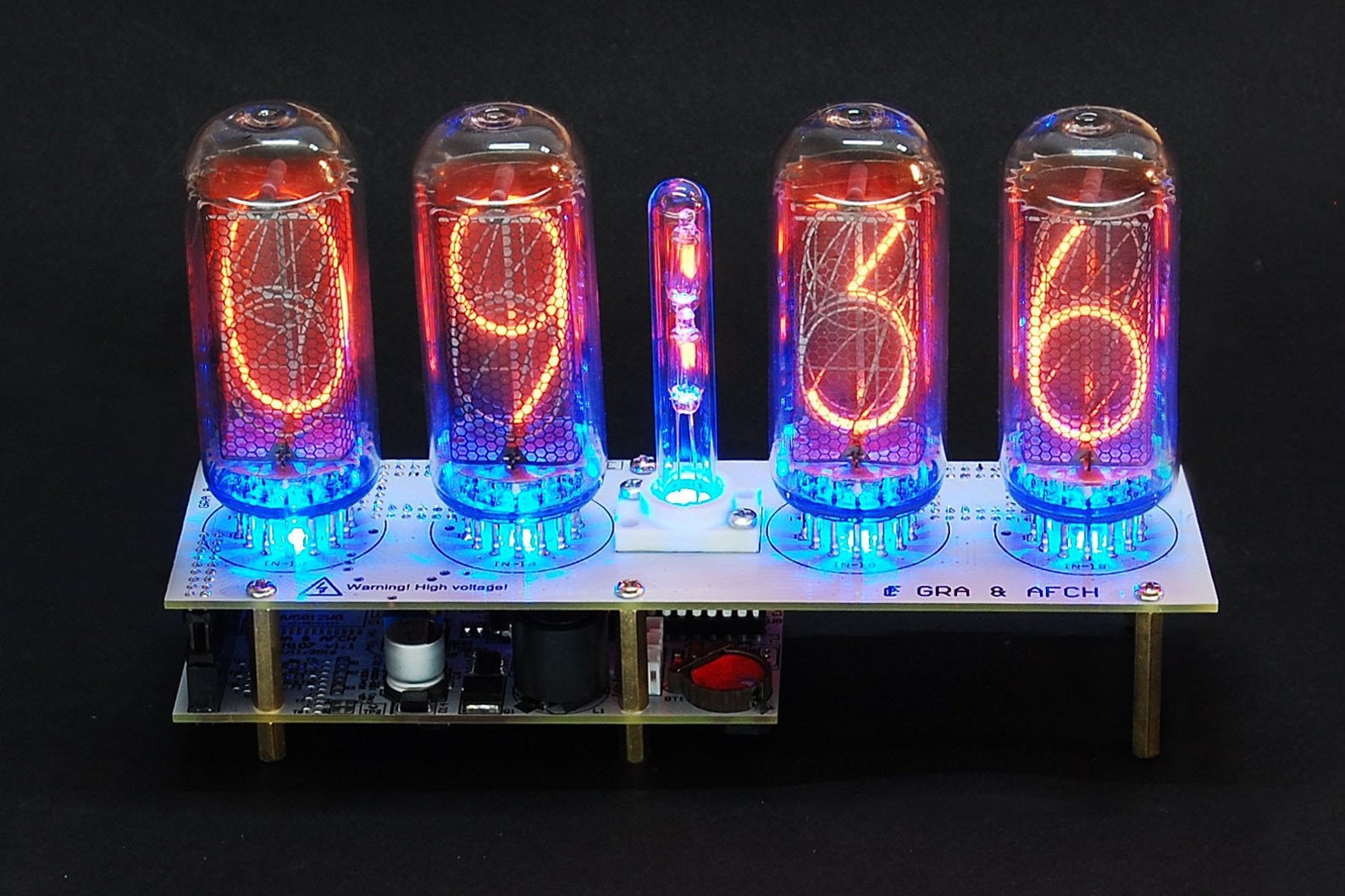 Nixie Tube Clock IN-18 columns 6 8 Tubes Arduino - Etsy