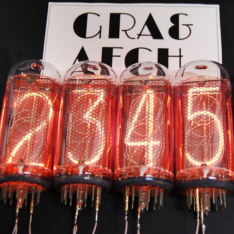 IN-18 Nixie Tubes [4 Pcs Set] - Etsy