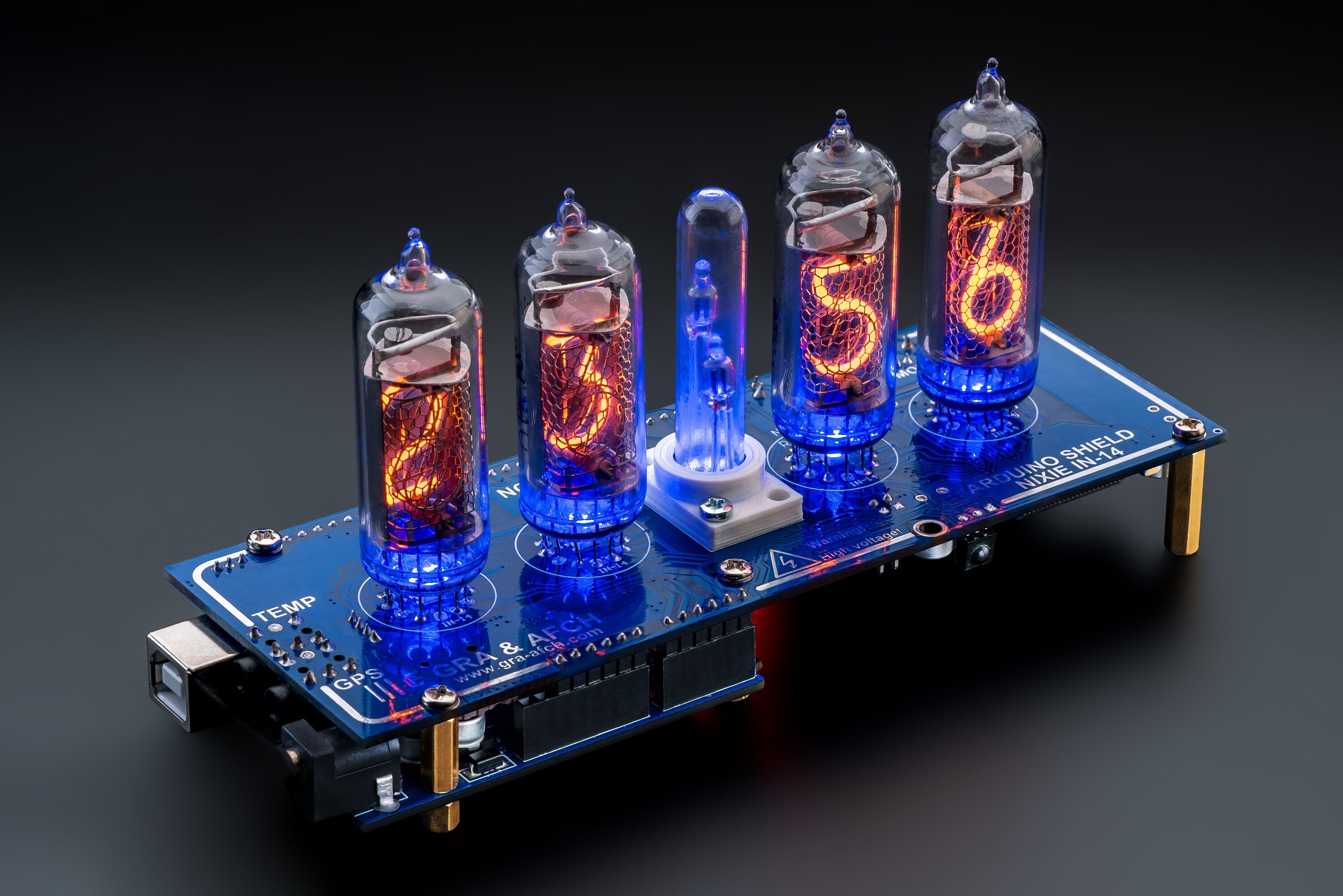 DIY KIT for IN-14 Arduino Shield NCS314-4 Nixie Tube Clock - Etsy