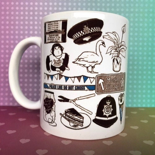 Hot Fuzz Vinyl Laptop Sticker Phone Decal | Etsy