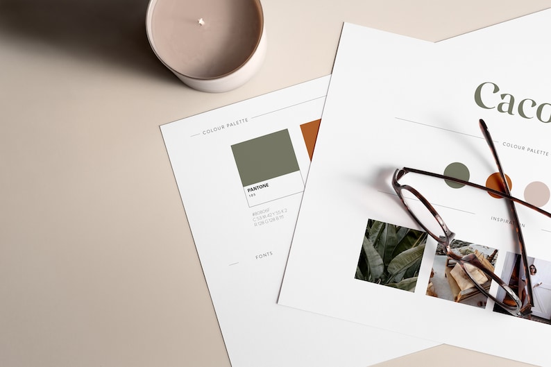 Starter Brand Package Full Brand Kit With Custom Logos & - Etsy