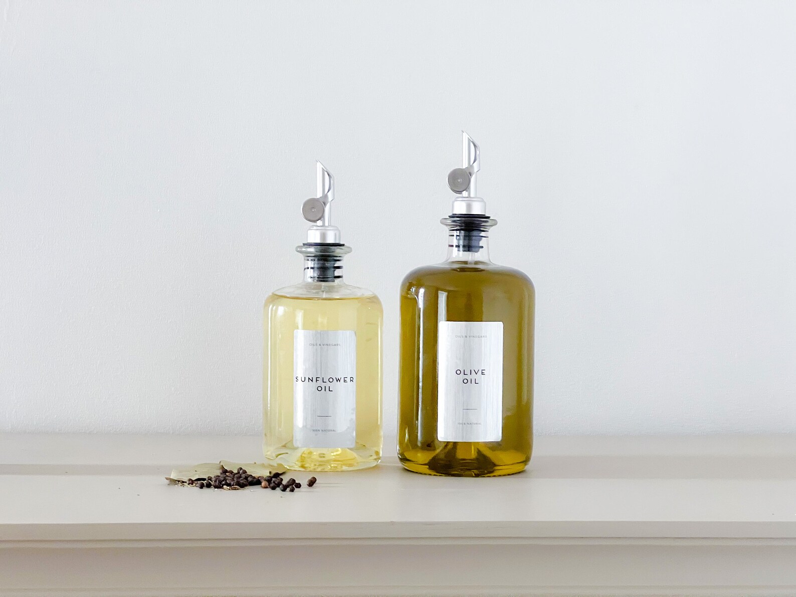 Gold Pantry Labels Custom Square Metallic Waterproof - Etsy