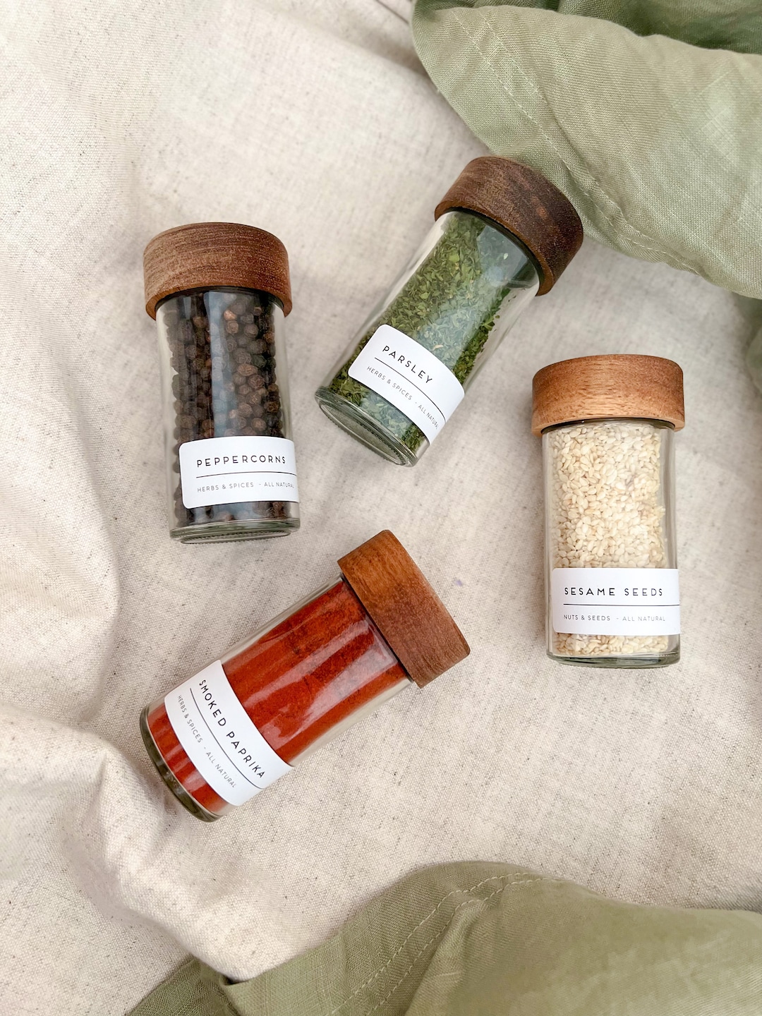 Modern Spice Jar Labels - Pantry Labels - Home Organisation - Printed ...