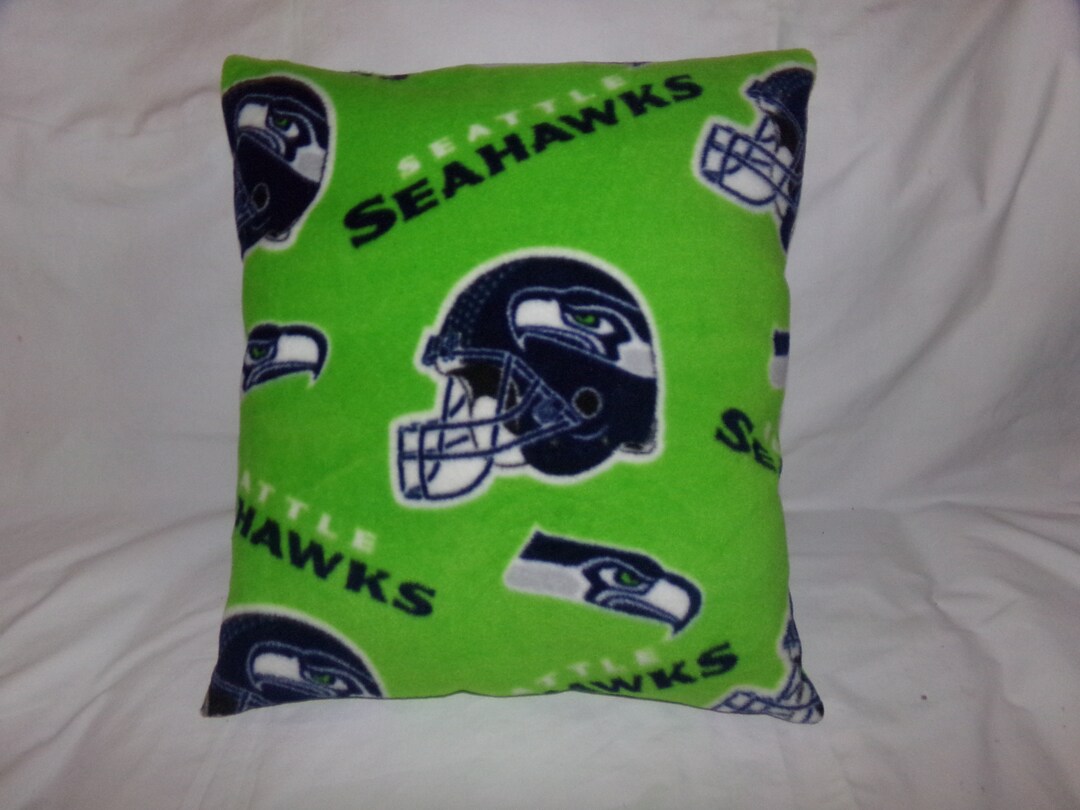 Seattle Seahawks NFL Fleece Decorative Pillow - Etsy