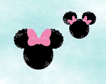 Afro minnie mouse | Etsy