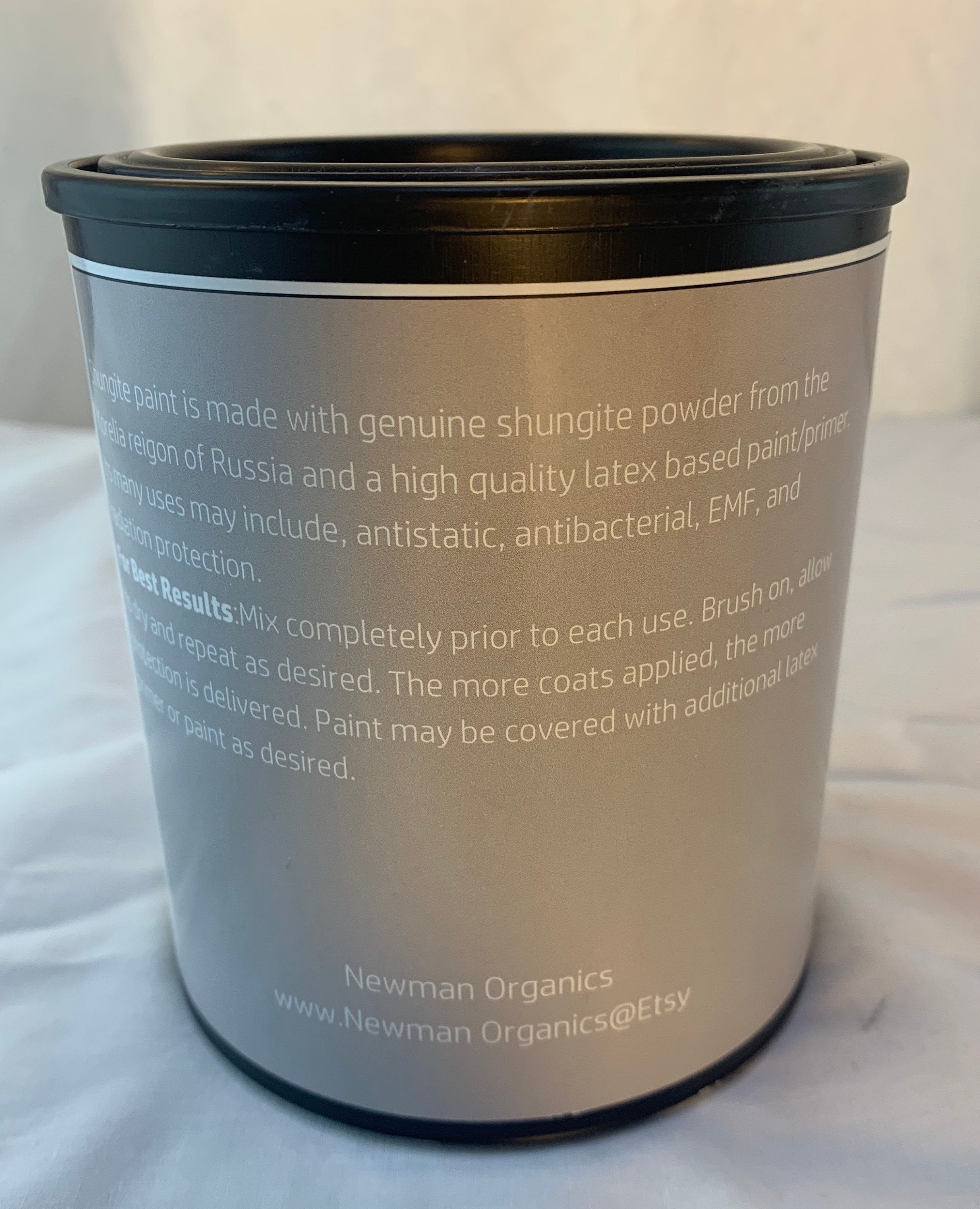 Latex Based SHUNGITE Paint 1 Quart Size - Etsy