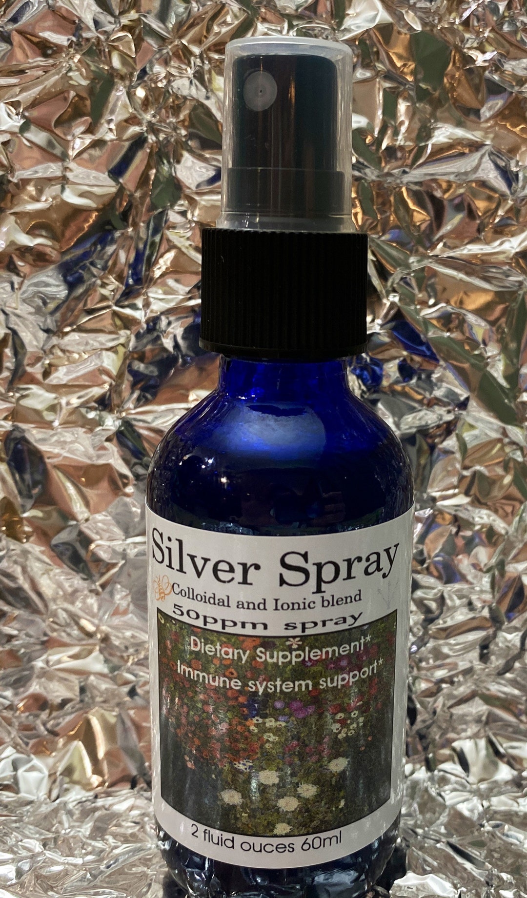 50 PPM Colloidal Silver Spray Mist 2oz/60ml - Etsy