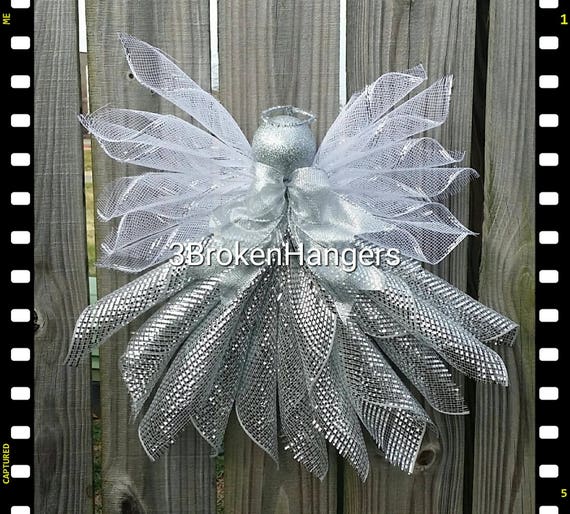 Items similar to Deco Mesh Angel on Etsy