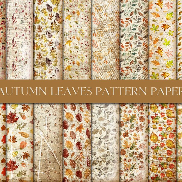 Fall Background Papers - Etsy