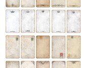 Vintage Editable Card Blank Card Card Collage Sheet Digital - Etsy