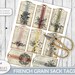 French Grain Sack Tags, Shabby French Tags, Vintage Hang Tag, Tag ...