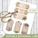 Editable Botanical Labels, Write on Floral Labels, Shabby Flower ...
