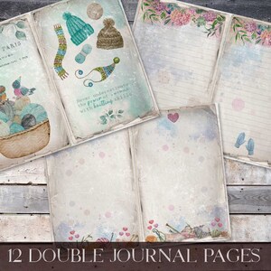 I Love Knitting Journal Kit, Junk Journal, Knitting Lover Paper, Yarn ...