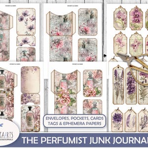 Junk Journal Printable Kit, the Perfumist, Vintage Style, Victorian ...