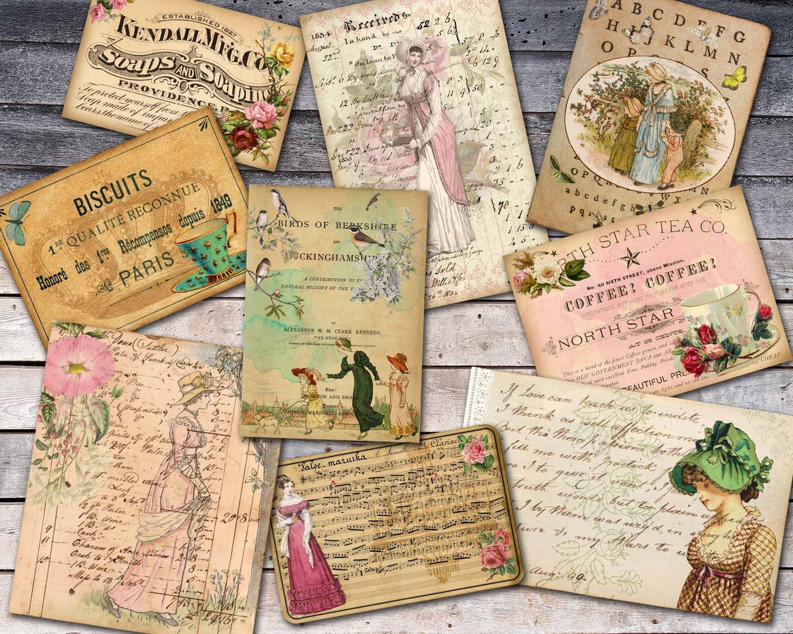 Jane Austen Ephemera Paper Pack Austen Bundle Austen Scraps - Etsy