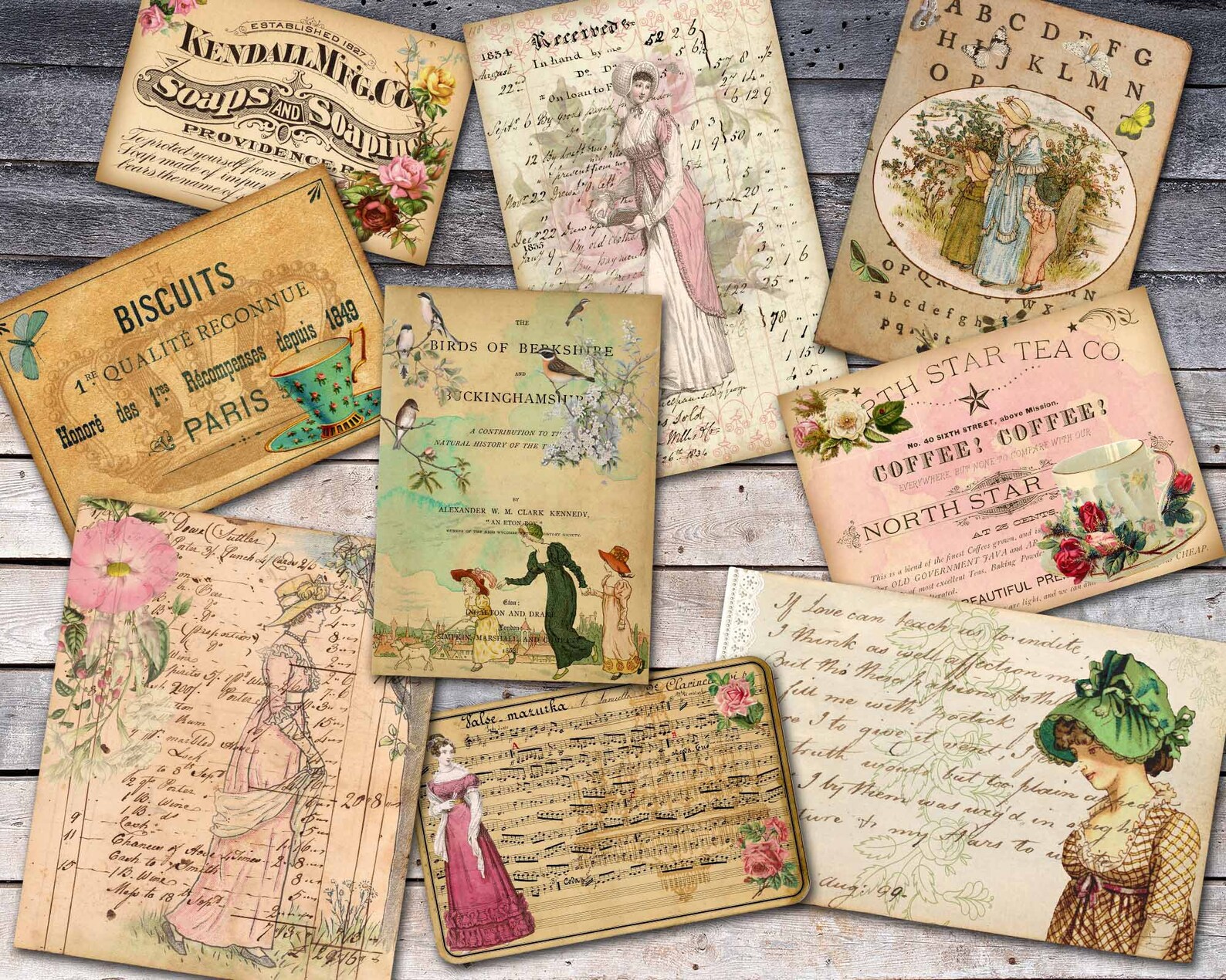 Jane Austen Ephemera Paper Pack Austen Bundle Austen Scraps - Etsy