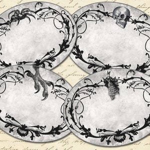 Halloween Editable Apothecary Labels, Creepy Digital Potion Labels ...