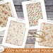 Cozy Autumn Four-fold Folio Kit, Fall Printable, Fold-over Tabbed Folio ...