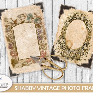 Digital Antique Frame, Vintage Photo Paper, Digital Download, Victorian ...