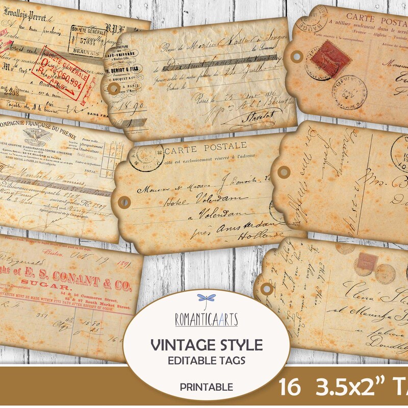 Vintage Tags - Etsy