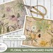 Floral Masterboard Paper, Botanical Digital, Floral Digital, Garden ...