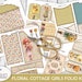 Floral Cottage Girls Folio Kit, Cozy Cottage Printable, Cute File ...