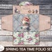 Spring Tea Time Folio Set Junk Journal Printable Tea and - Etsy