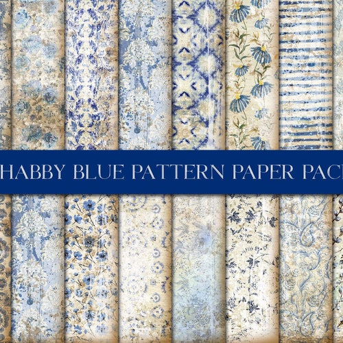 Teal Digital Paper Floral Digital Papers Floral Digital | Etsy