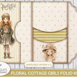 Floral Cottage Girls Folio Kit, Cozy Cottage Printable, Cute File ...