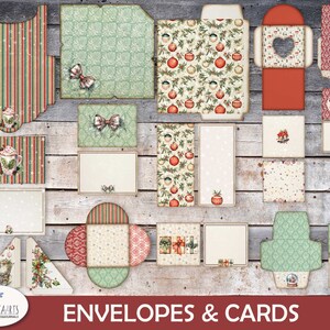 Cozy Christmas Junk Journal Printable Kit, Festive Digital Christmas ...