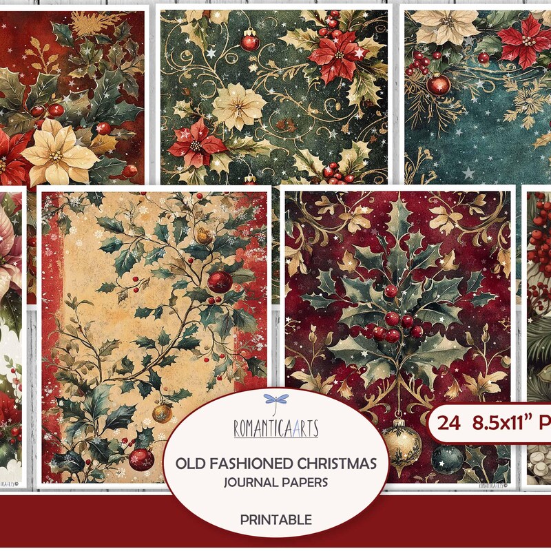 Retro Digital Papers - Etsy