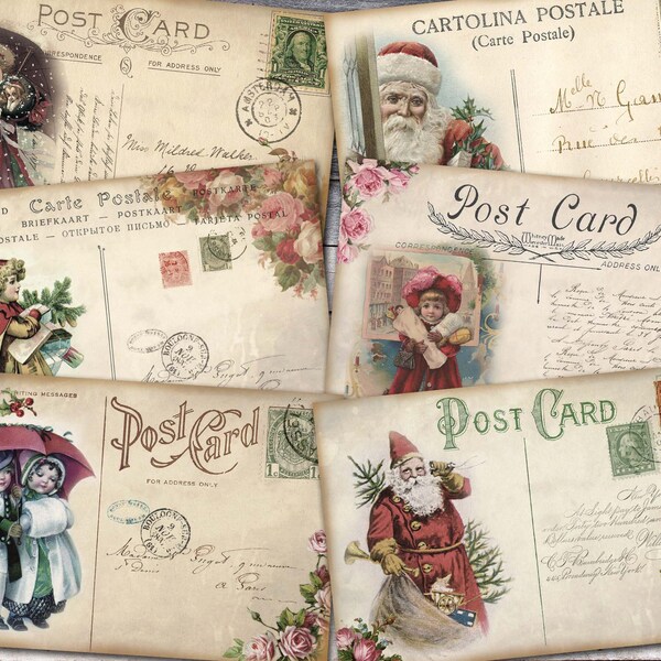 Victorian Postcards - Etsy