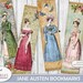 Jane Austen Bookmarks, Austen Strips, Regency Papers, Austen Scrapbook ...